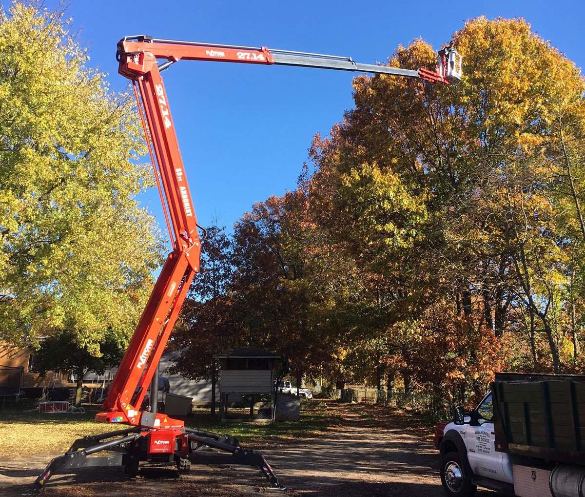 How Aerial Lifts Can Help Streamline Your Fall Property Maintenance